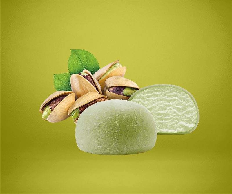 Pistachio Mochi Ice Cream - Helados Estiu